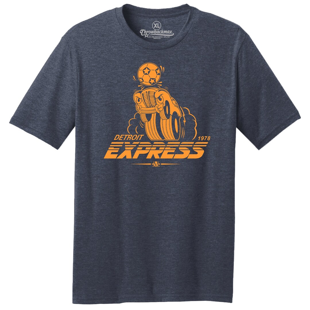 Detroit Express 1978 NASL Soccer Classic Cut, Premium Tri-blend Tee ...