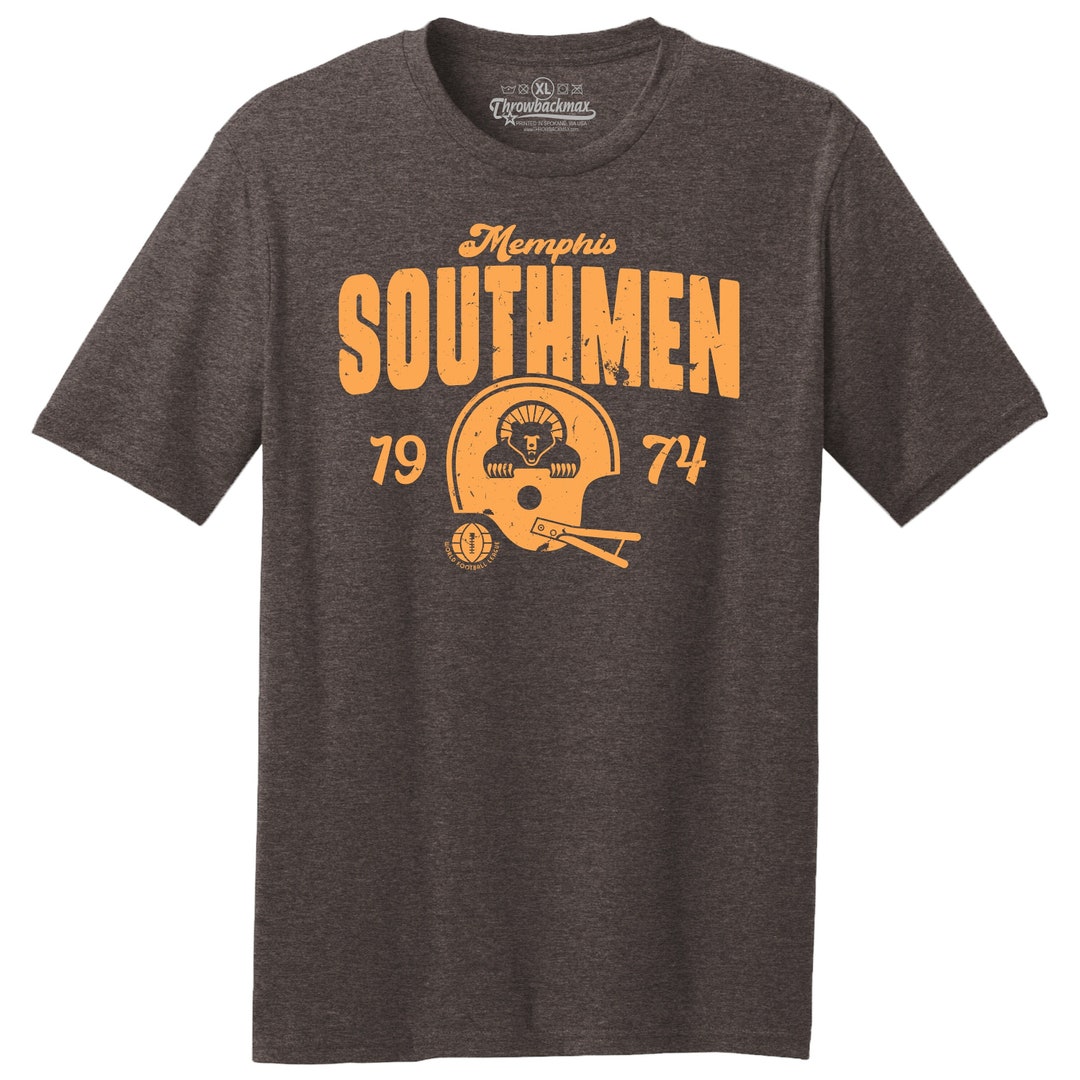 Throwbackmax Memphis Southmen 1974 WFL Football Classic Cut, Premium ...