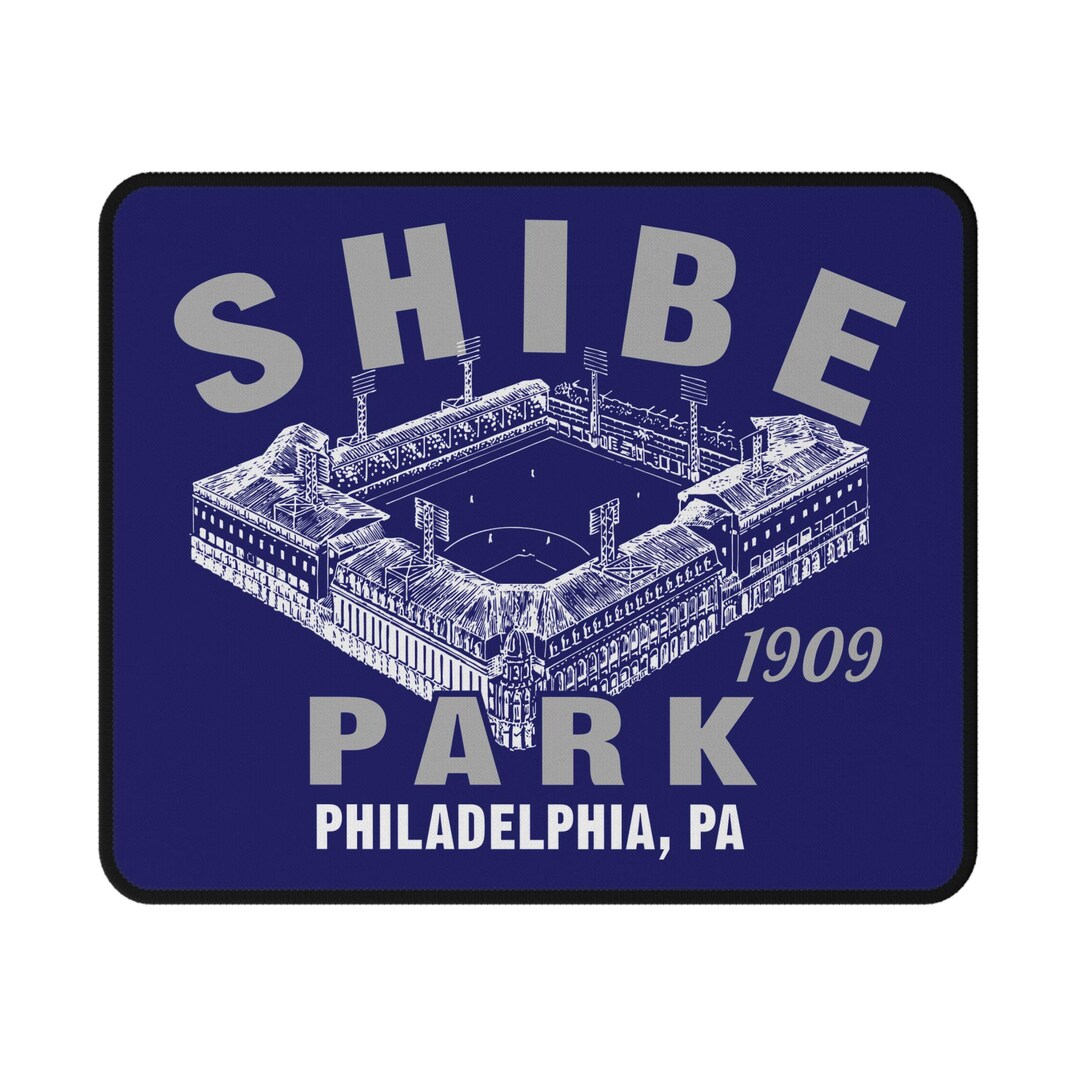 Shibe Park 1909 Rubber Base Computer Mouse Pad - Philadelphia Phillies ...