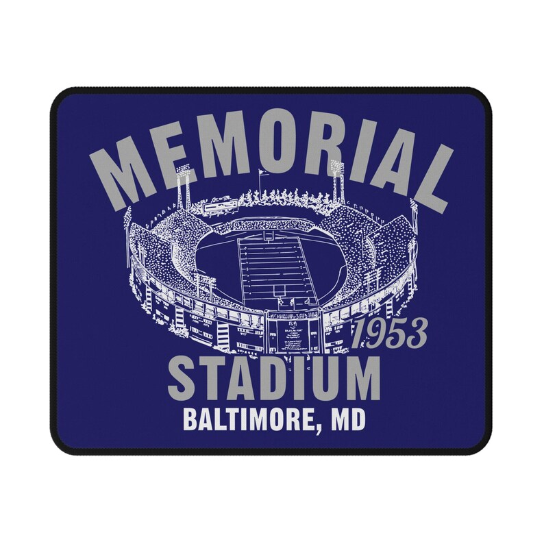 Memorial Stadium 1953 Rubber Base Football Computer Mouse Pad ...
