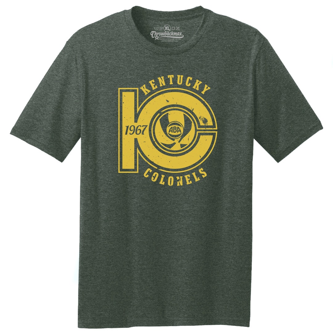 Throwbackmax Kentucky Colonels 1967 ABA Basketball Classic Cut, Premium ...