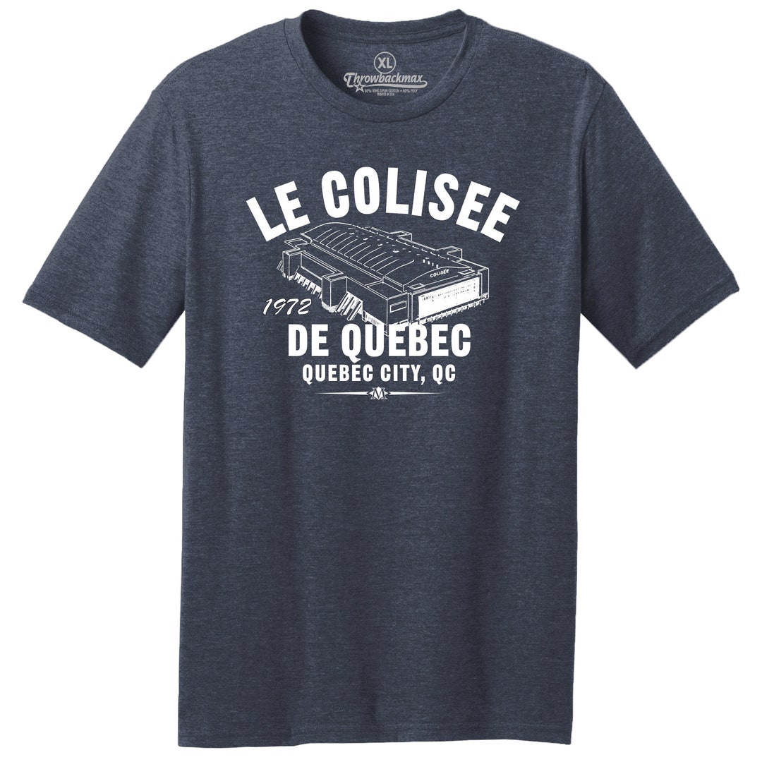 Throwbackmax Le Colisee 1972 Hockey Classic Cut, Premium Tri-blend Tee ...