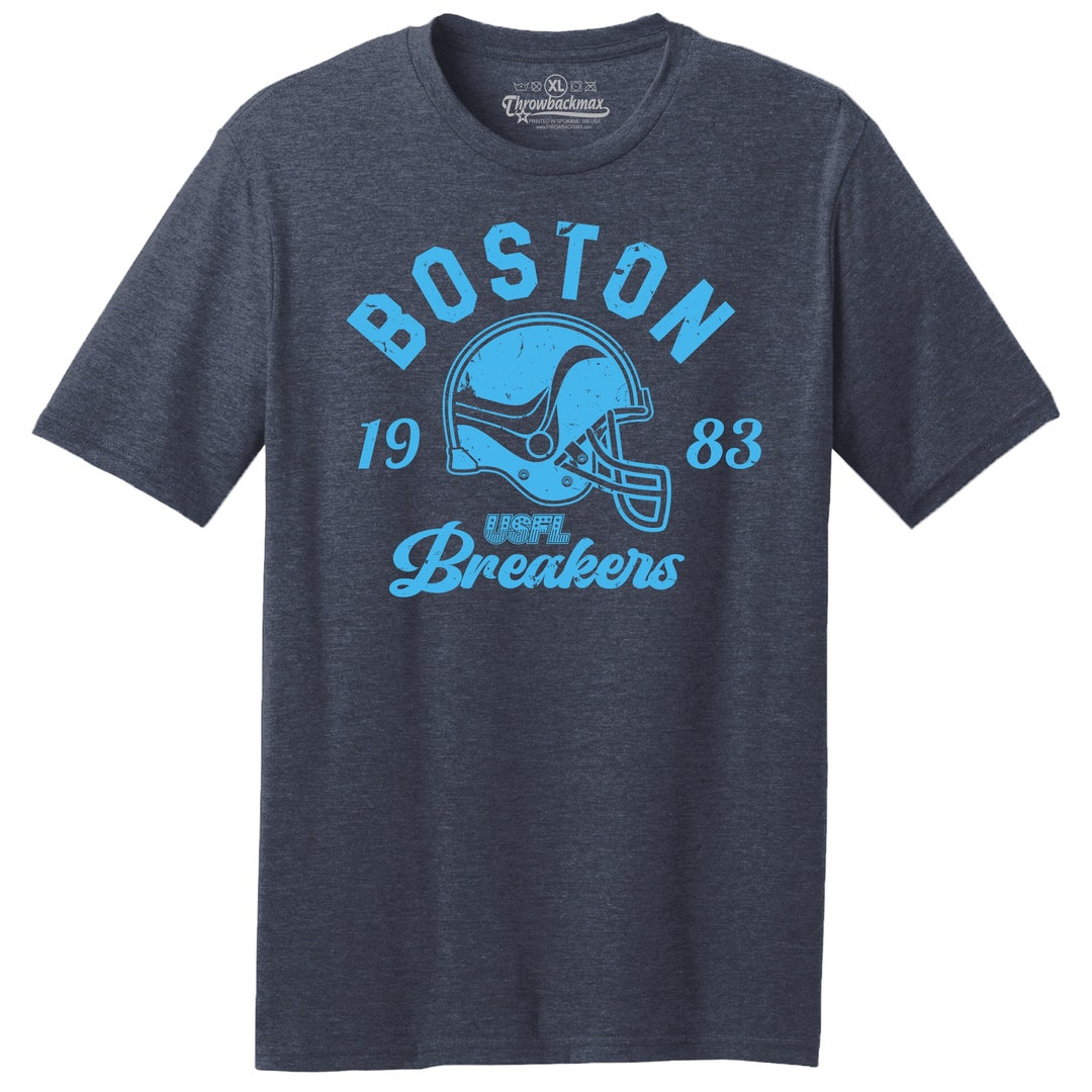 Boston Breakers 1983 USFL Football Classic Cut, Premium Tri-blend Tee ...
