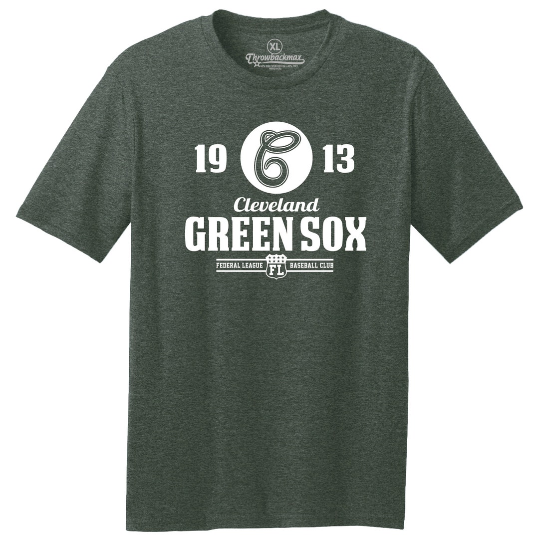 Throwbackmax Cleveland Green Sox 1913 Federal League Baseball - Etsy
