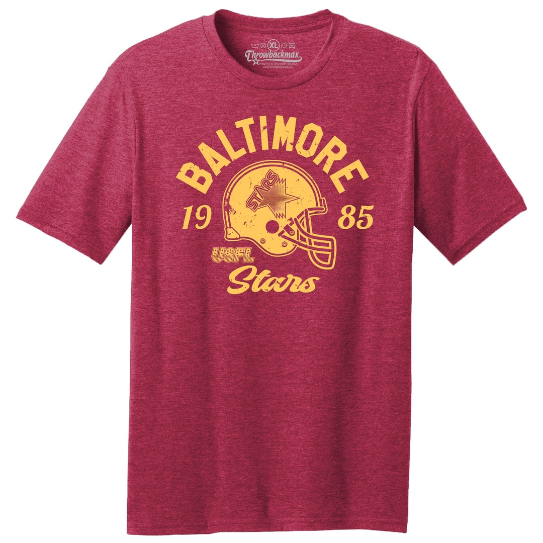 Throwbackmax Baltimore Stars 1985 USFL Football Classic Cut, Premium ...