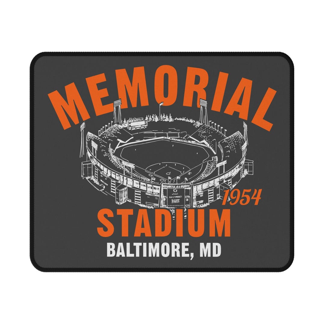 Memorial Stadium 1954 Rubber Base Computer Mouse Pad - Baltimore ...