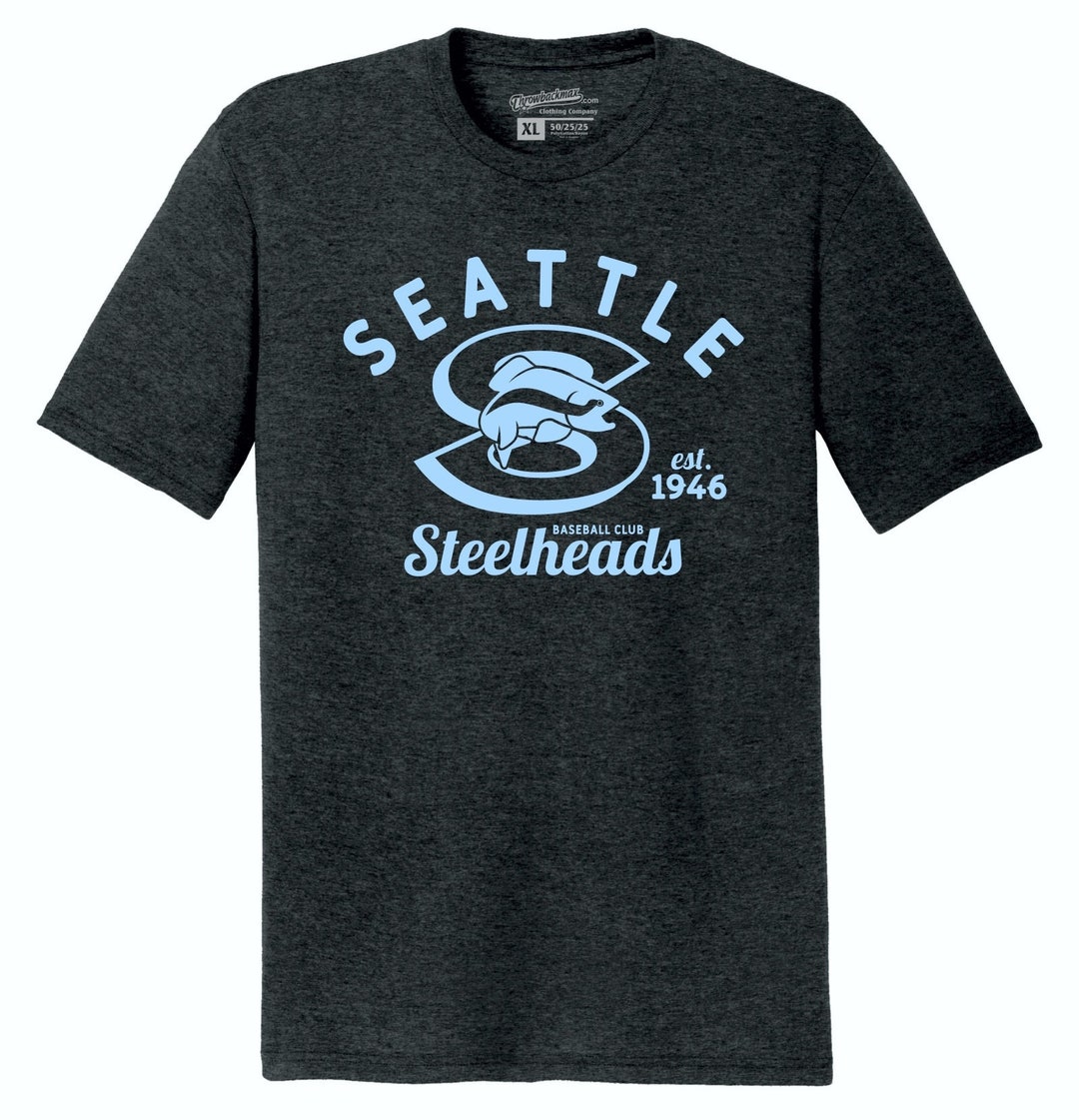 Throwbackmax Seattle Steelheads 1946 Baseball Premium - Etsy