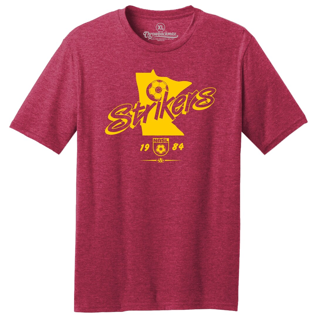 Throwbackmax Minnesota Strikers 1984 NASL Soccer Classic Cut, Premium ...