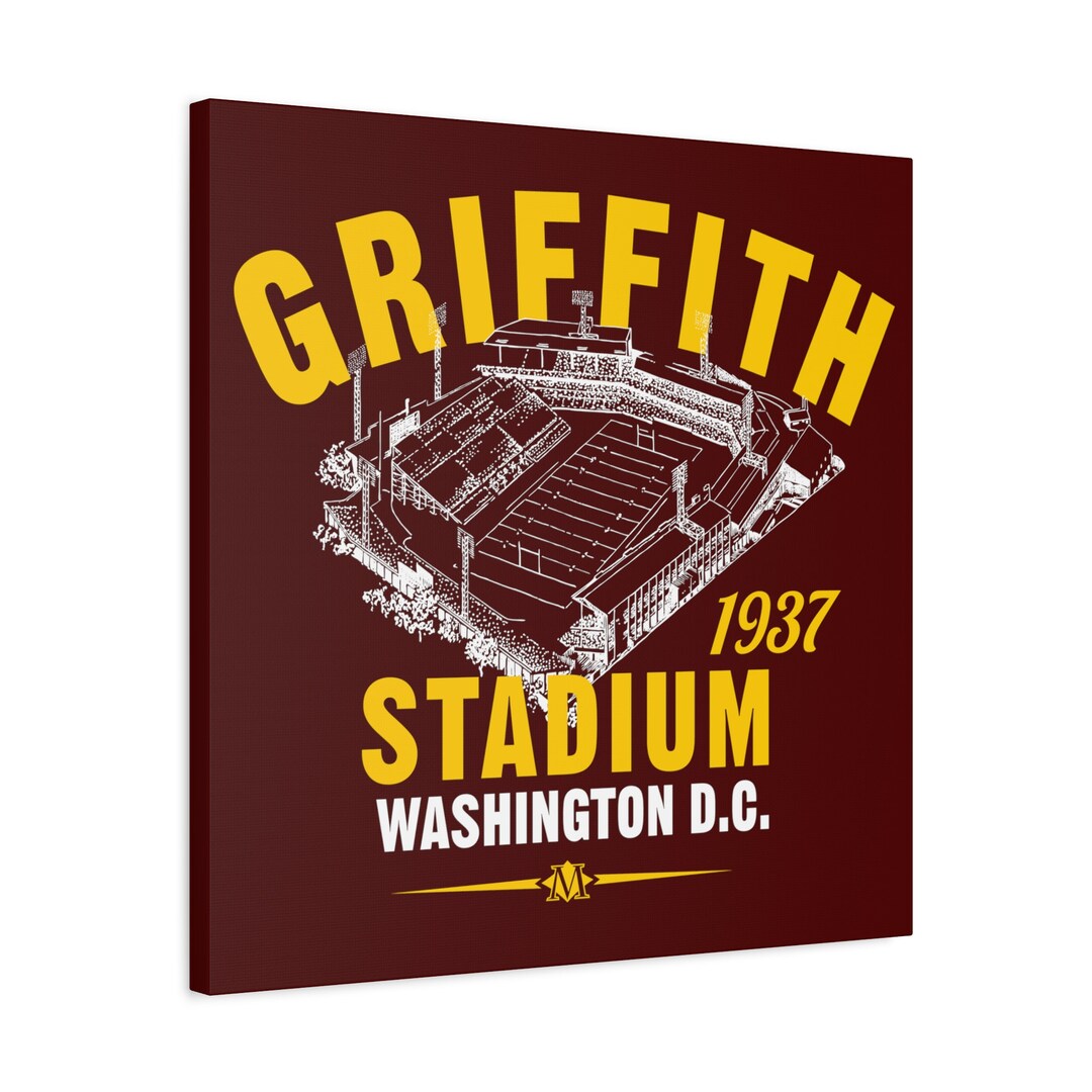 Griffith Stadium 1937 Football Stretched Matte Canvas Wall Art 1.25 ...