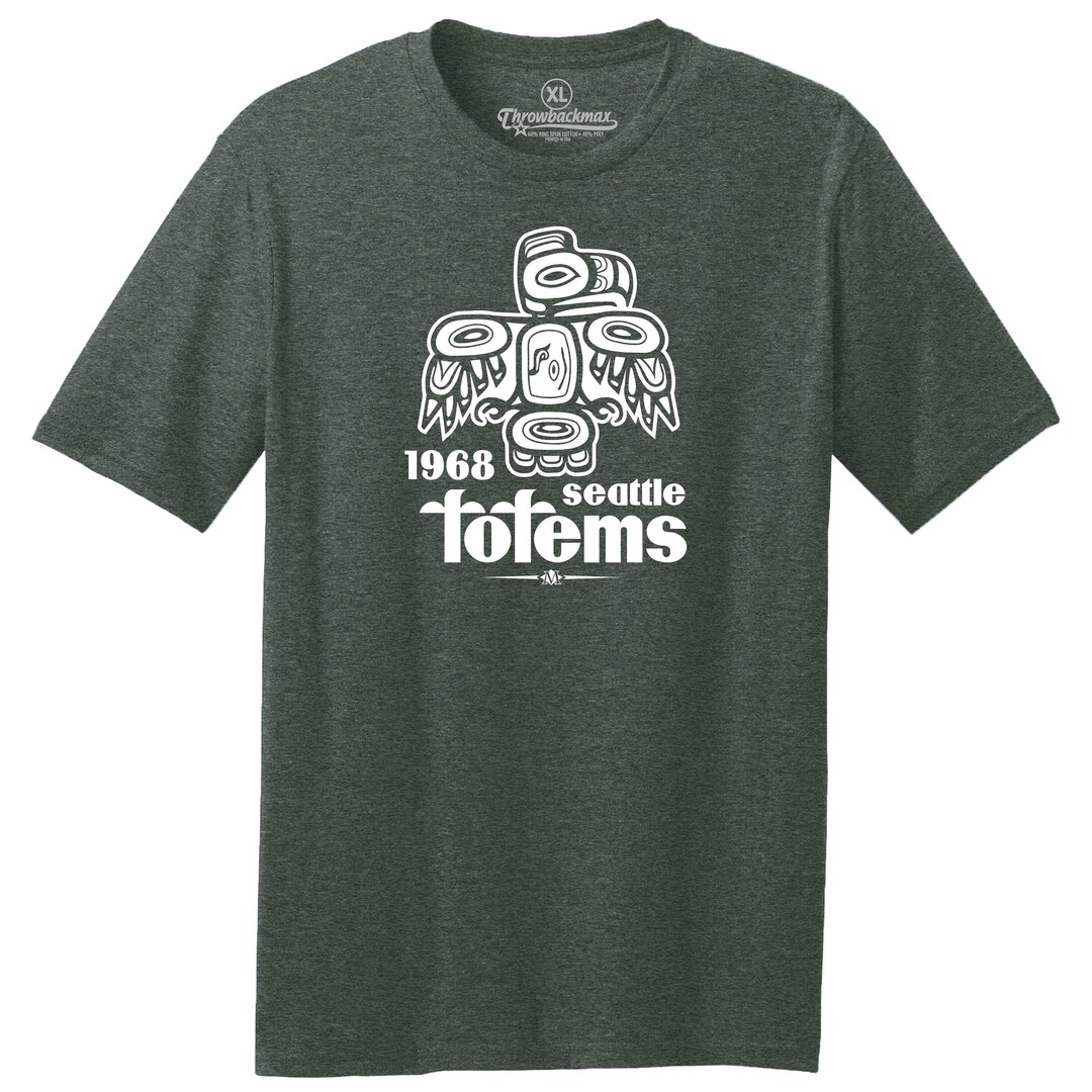 Seattle Totems 1968 Hockey Classic Cut, Premium Tri-blend Tee Shirt ...