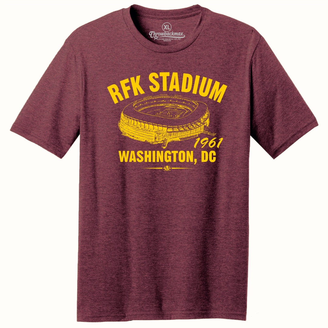 Throwbackmax RFK Stadium 1961 Football Classic Cut, Premium Tri-blend ...