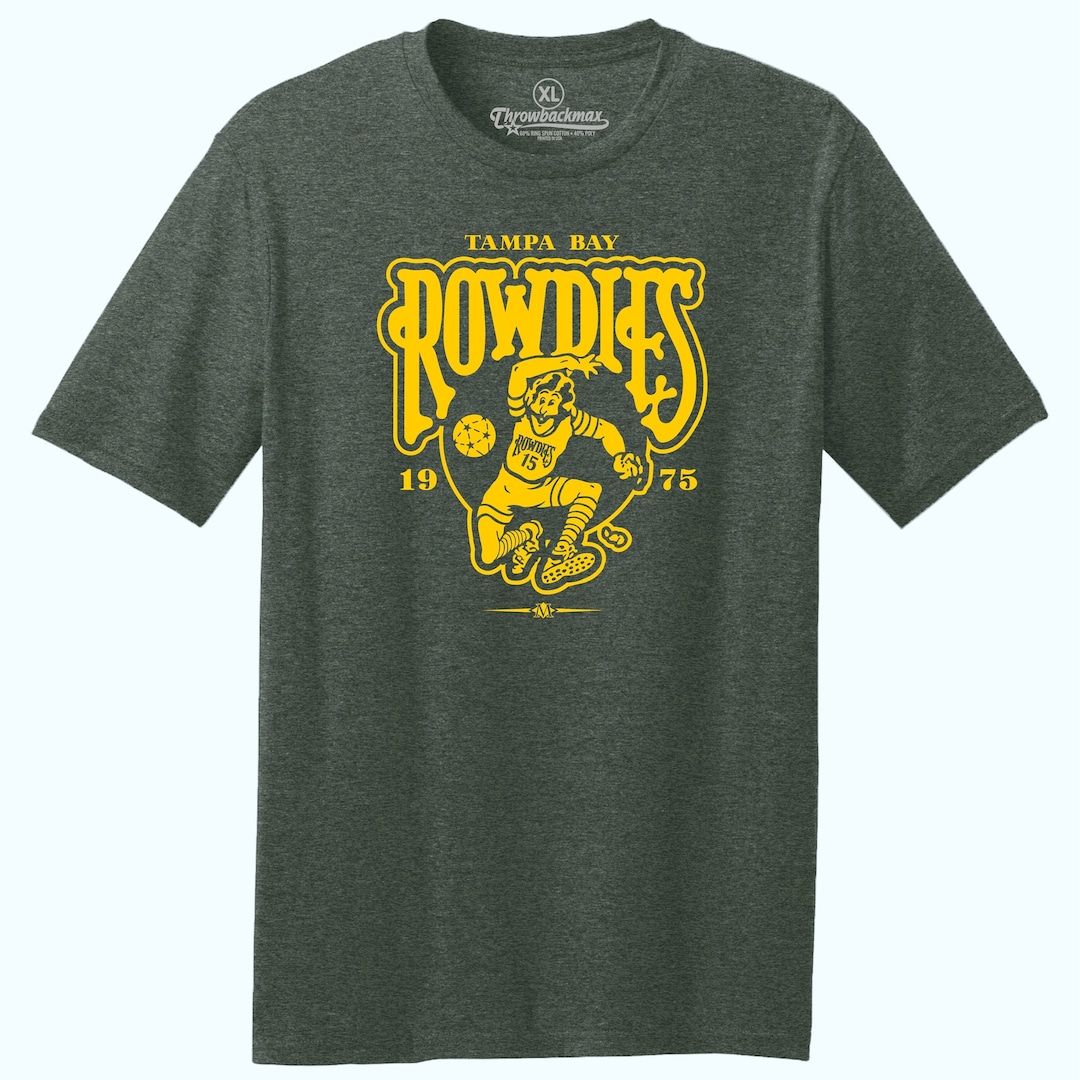 Throwbackmax Tampa Bay Rowdies 1975 NASL Soccer Classic Cut, Premium ...