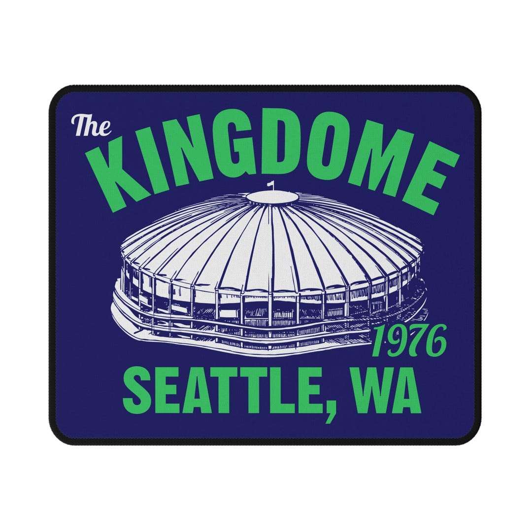 The Kingdome 1976 Rubber Base Computer Mouse Pad - Seattle Seahawks ...