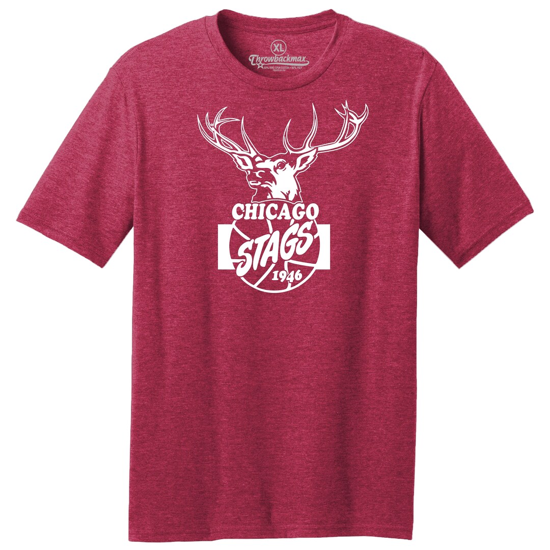 Throwbackmax Chicago Stags 1946 Logo Basketball Classic Cut, Premium ...