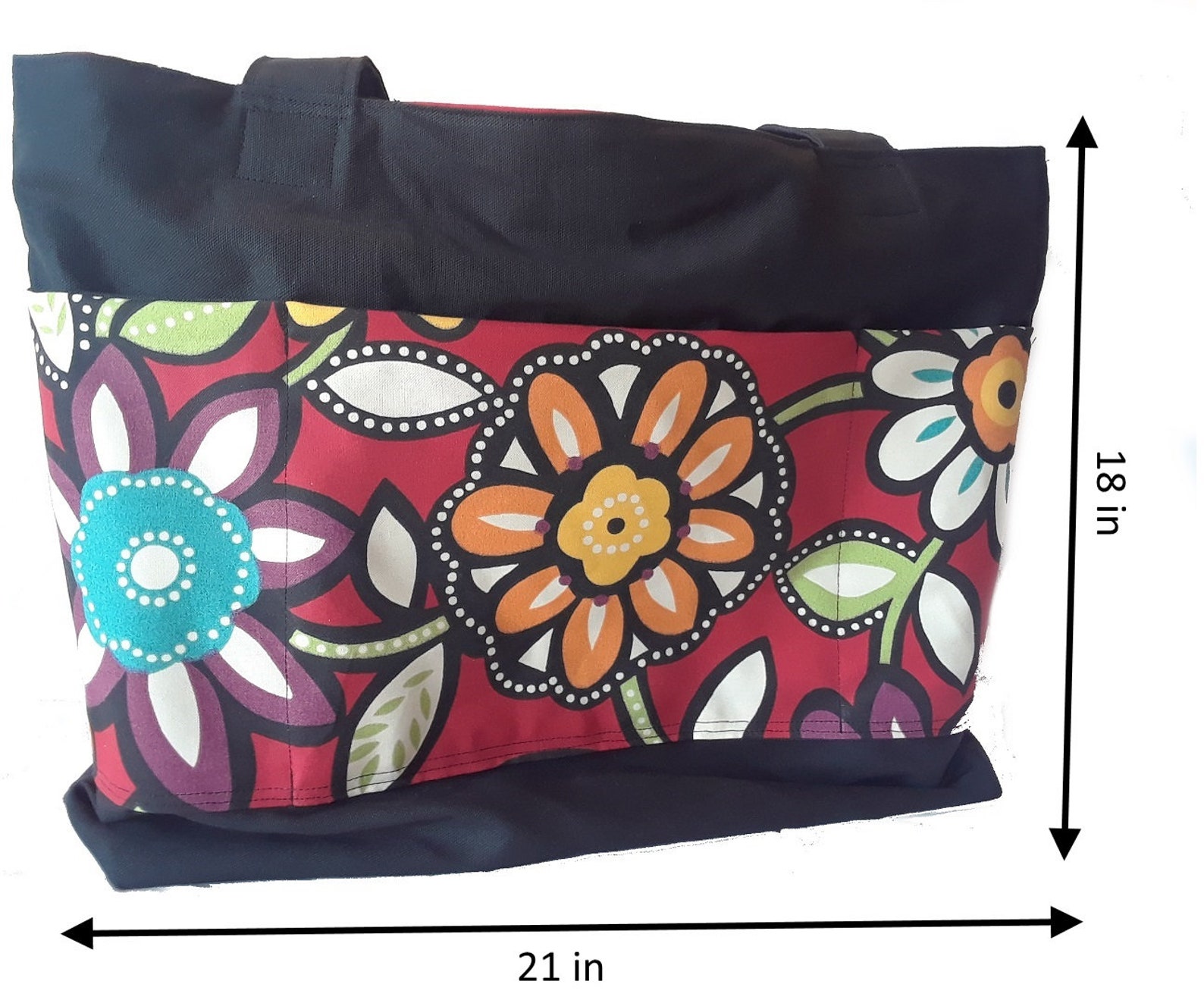 Large Market Bag Pattern With Pockets (digital Download) - Etsy