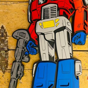 Optimus Prime Wooden Sign - Etsy