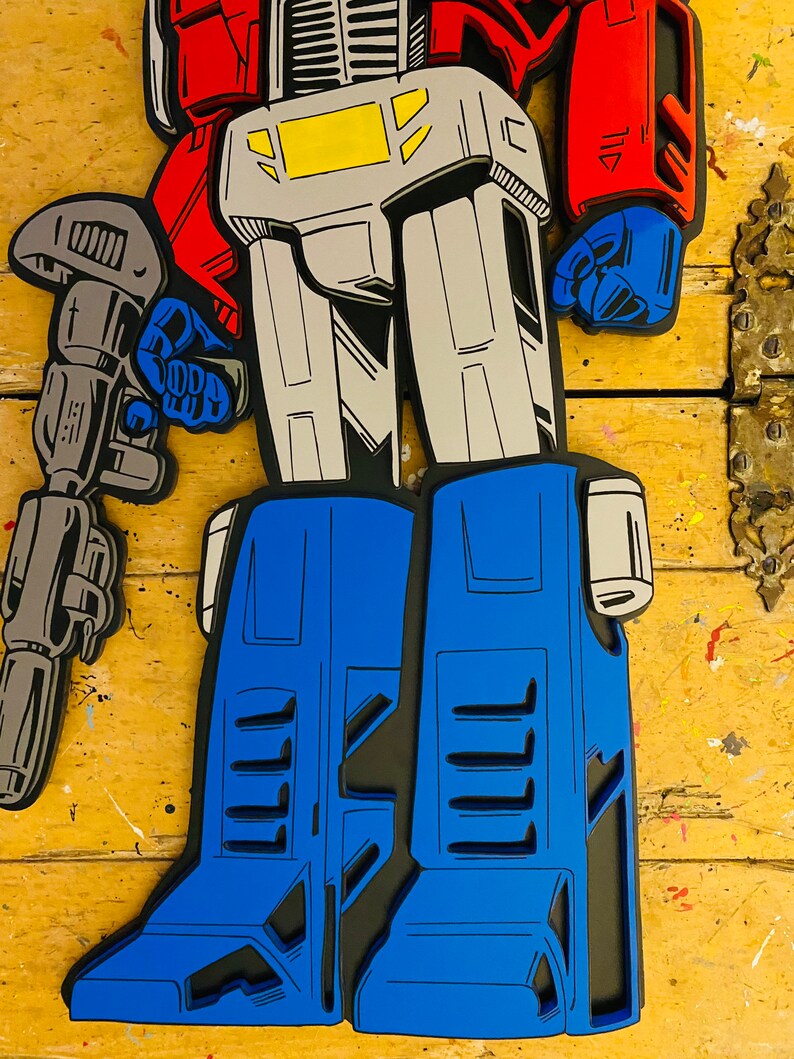 Optimus Prime Wooden Sign - Etsy