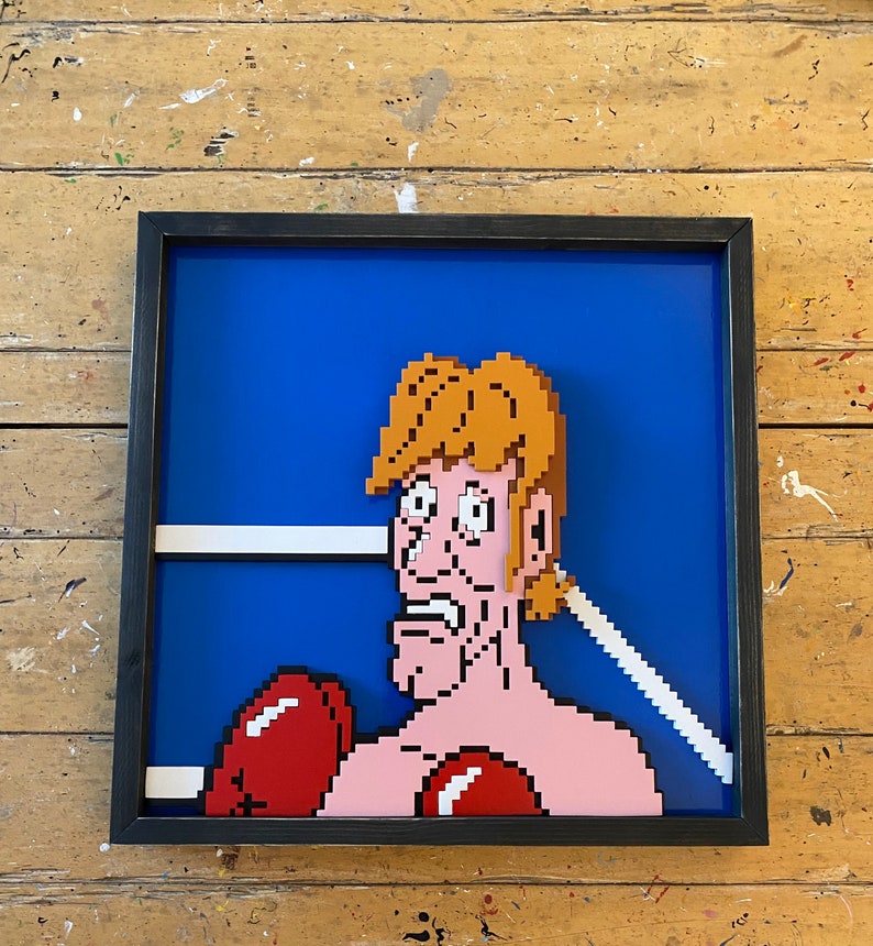 Glass Joe From Mike Tysons Punch Out Wooden Sign - Etsy