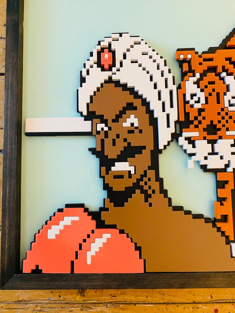 The Great Tiger From Mike Tysons Punch Out Wooden Sign - Etsy