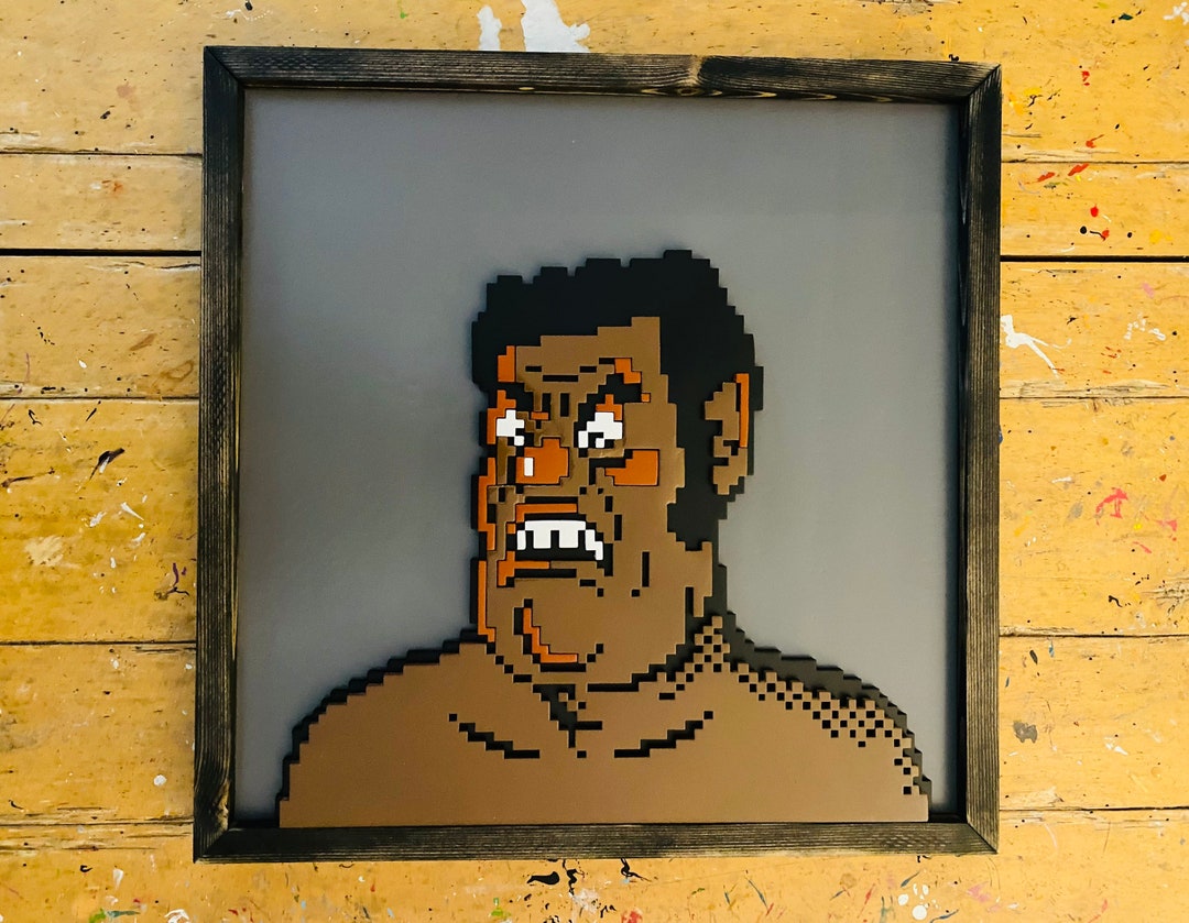 Mr.sandman From Mike Tysons Punch Out Wooden Sign - Etsy