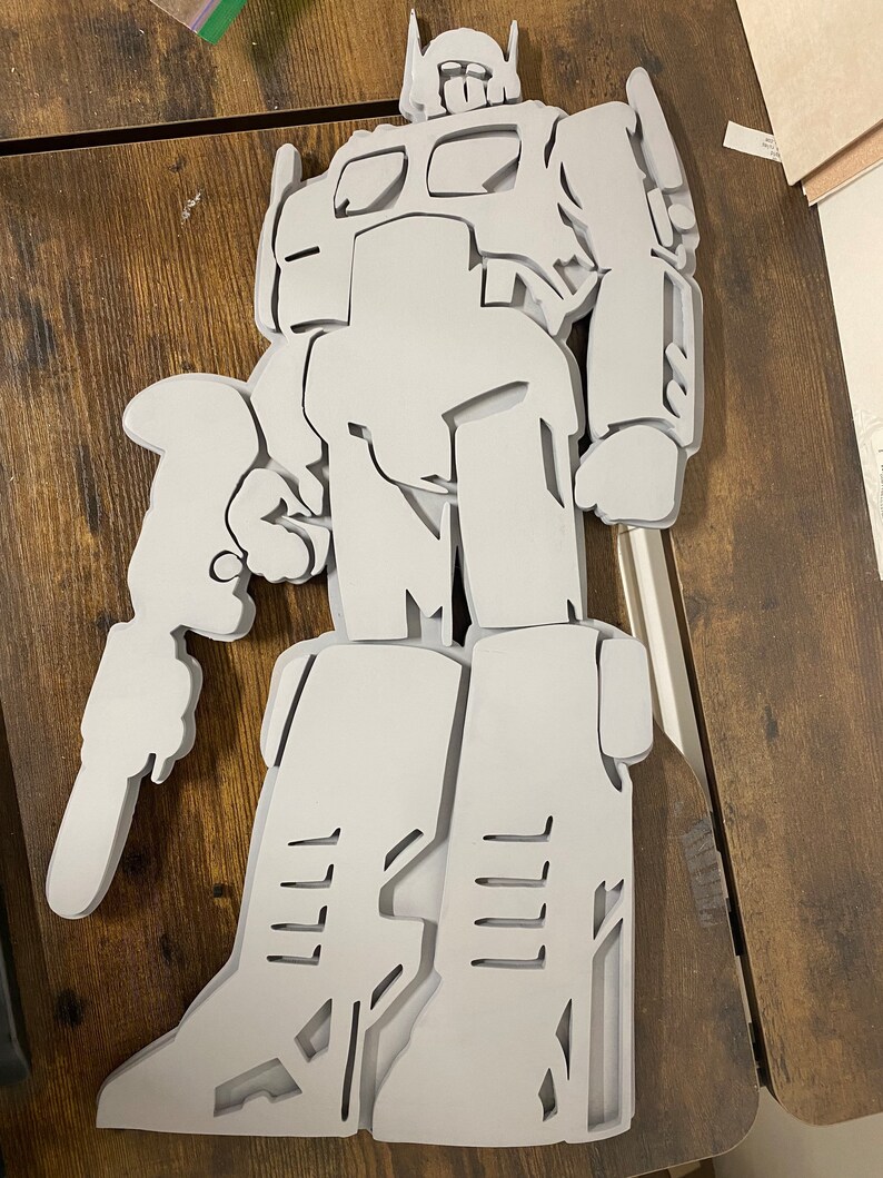 Optimus Prime Wooden Sign - Etsy