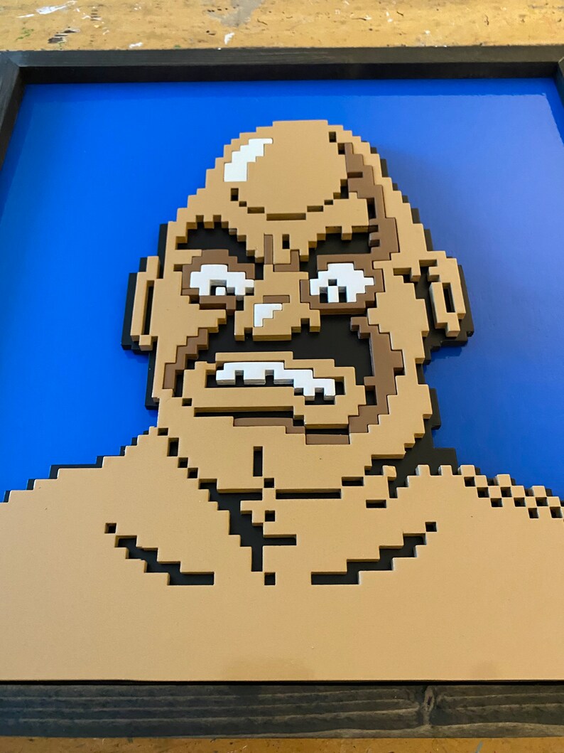 Bald Bull From Mike Tysons Punch Out Wooden Sign - Etsy