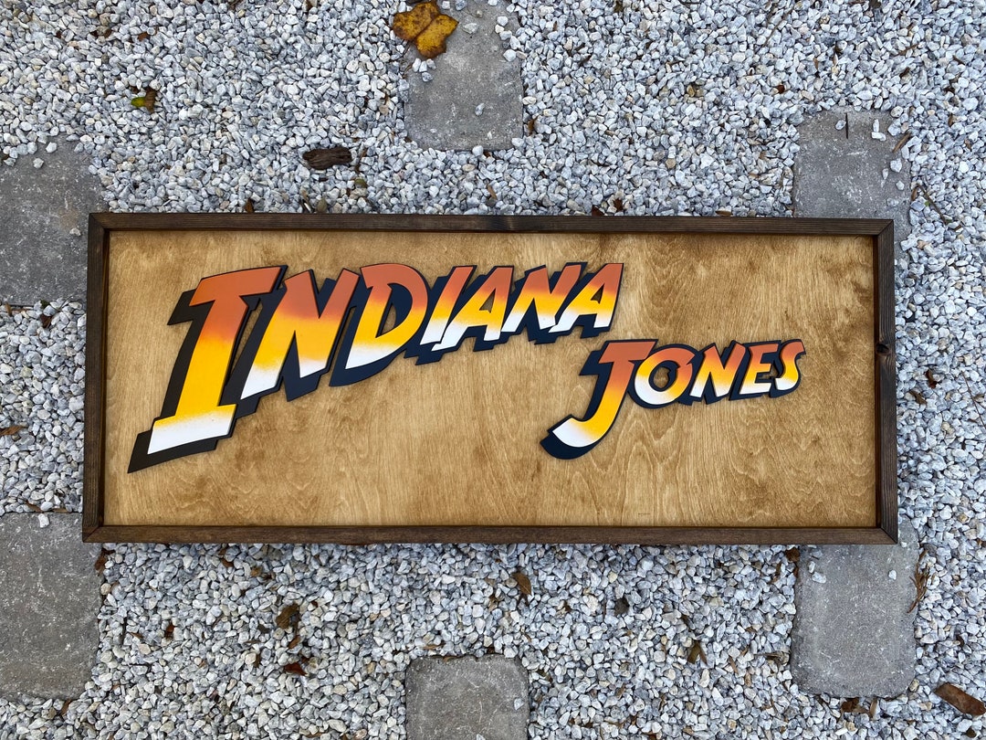 Indiana Jones Wooden Sign - Etsy