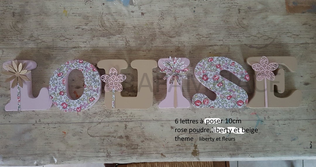 Wooden Letter, Wooden First Name, Letter to Put, Baby Letter, First ...
