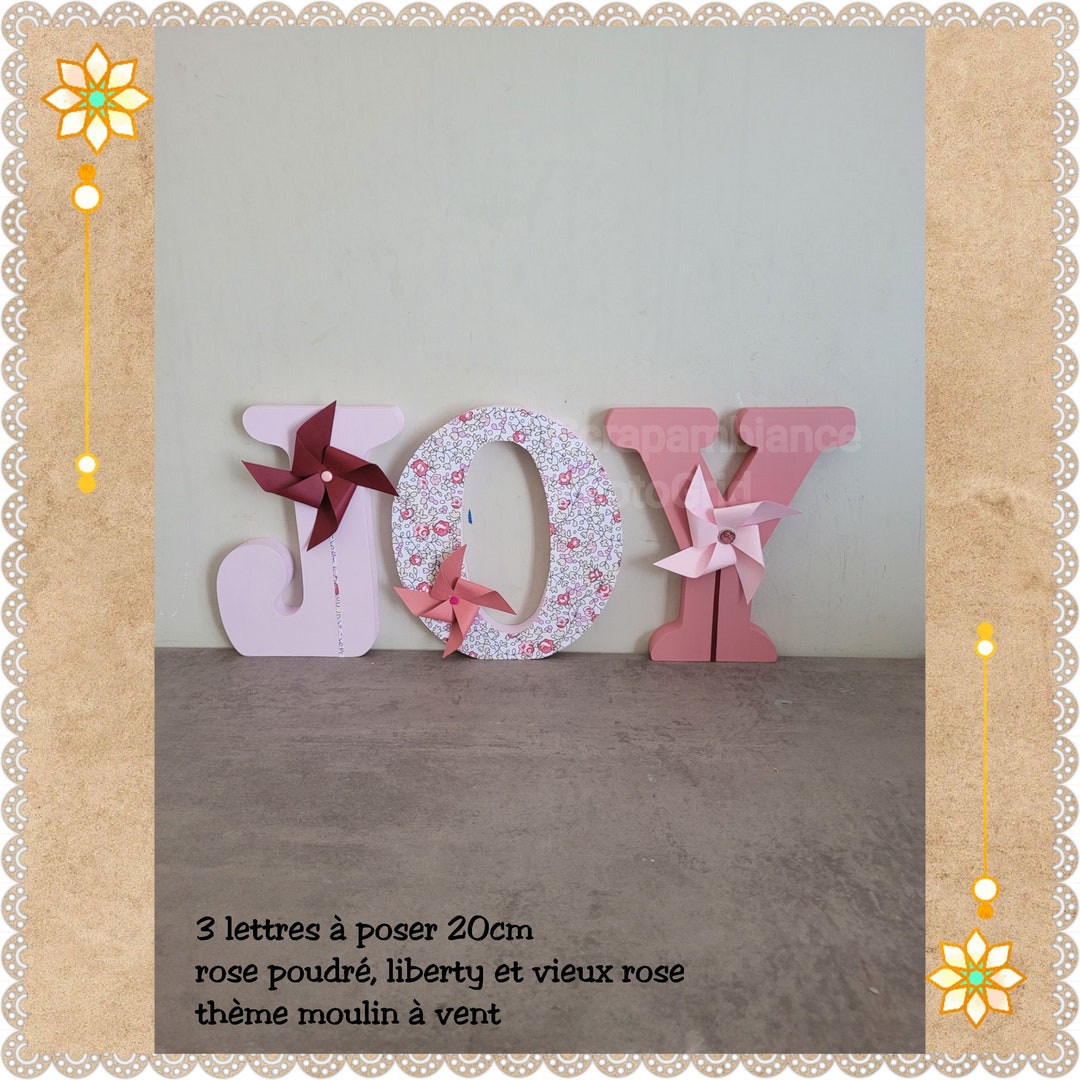 Wooden First Name Letter, Letter to Put, Baby Letter, First Name to Put ...