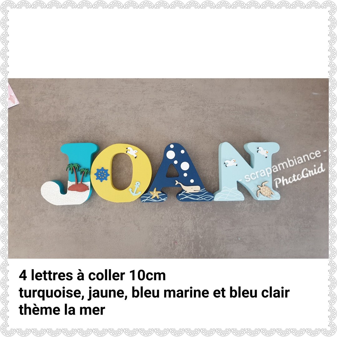 Wooden Name Letter / Baby Room Letter / Personalized / Wooden Name ...