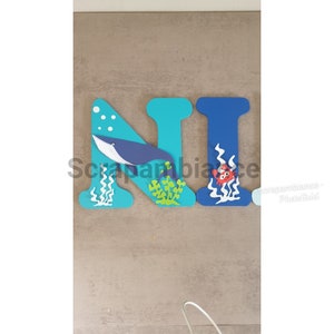 Wooden Name Letter / Baby Room Letter / Personalized / Wooden Name ...