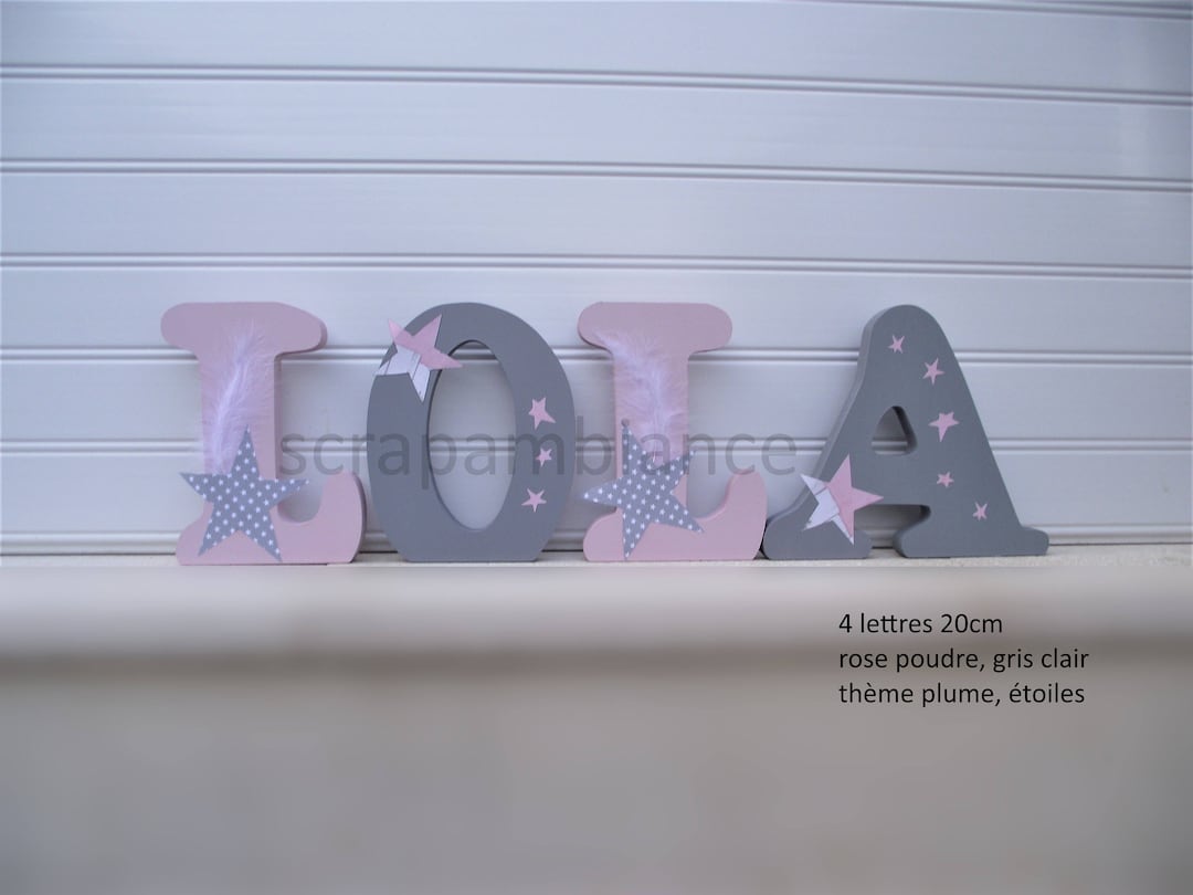 Wooden Letter, Wooden First Name, Letter to Put Down, Baby Letter ...