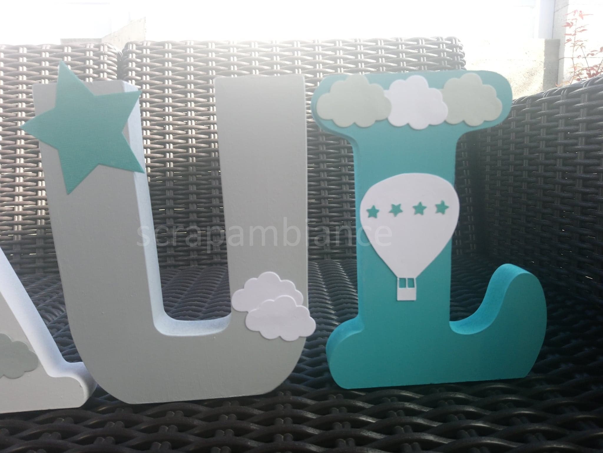 Wooden First Name Letter Letter Room Decoration Baby - Etsy
