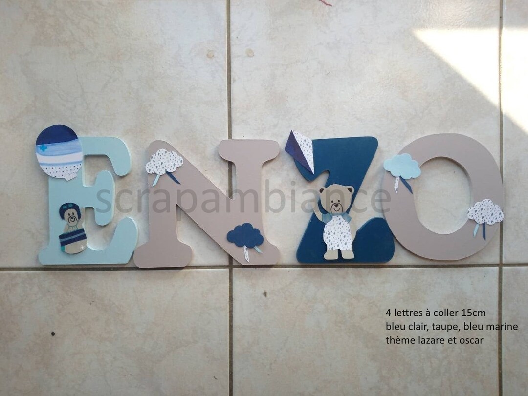 Wooden First Name Letter, Baby Letter, Personalized First Name, Baby ...