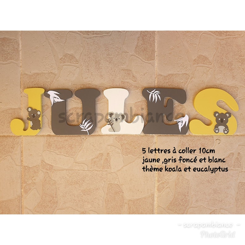 Wooden Name Letter / Baby Room Letter / Personalized / Wooden Name ...