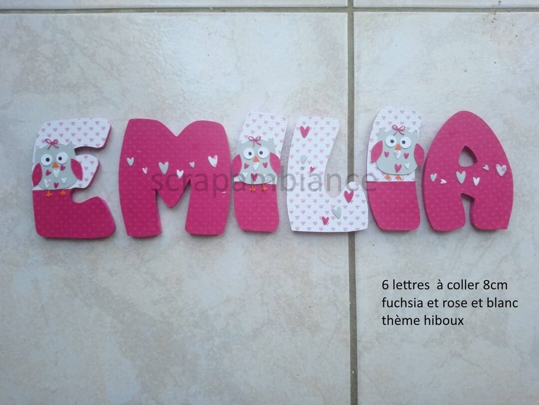 Wooden First Name Letter, Baby Letter, Room Decoration Letter, Wooden ...