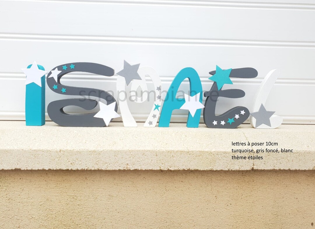 Wooden First Name Letter, First Name Letter to Put Down, Personalized ...