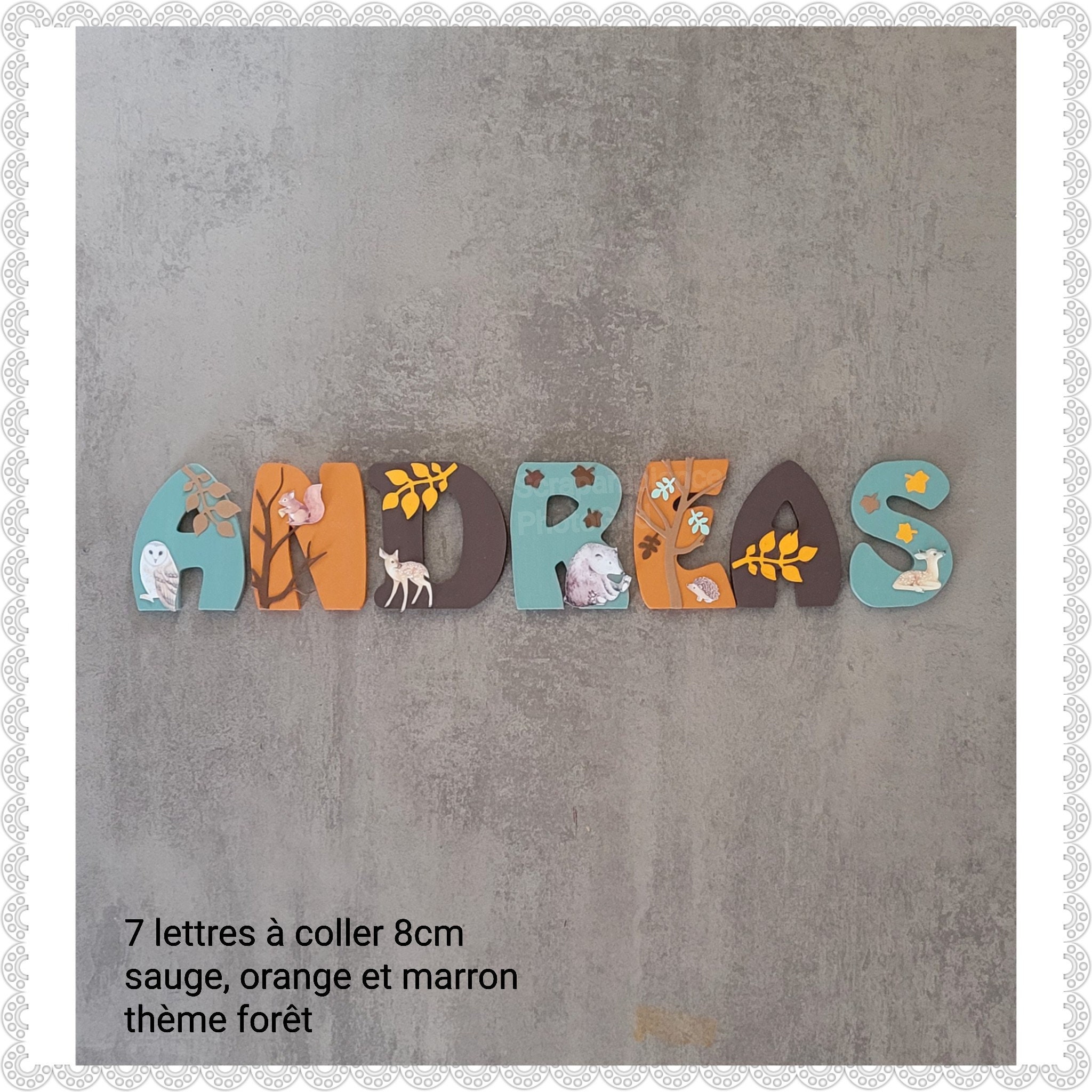 Lettre En Bois Prenom Cultura