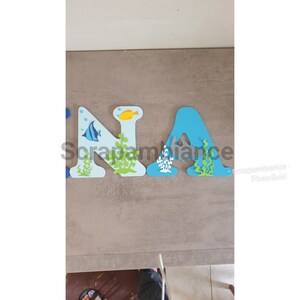 Wooden Name Letter / Baby Room Letter / Personalized / Wooden Name ...