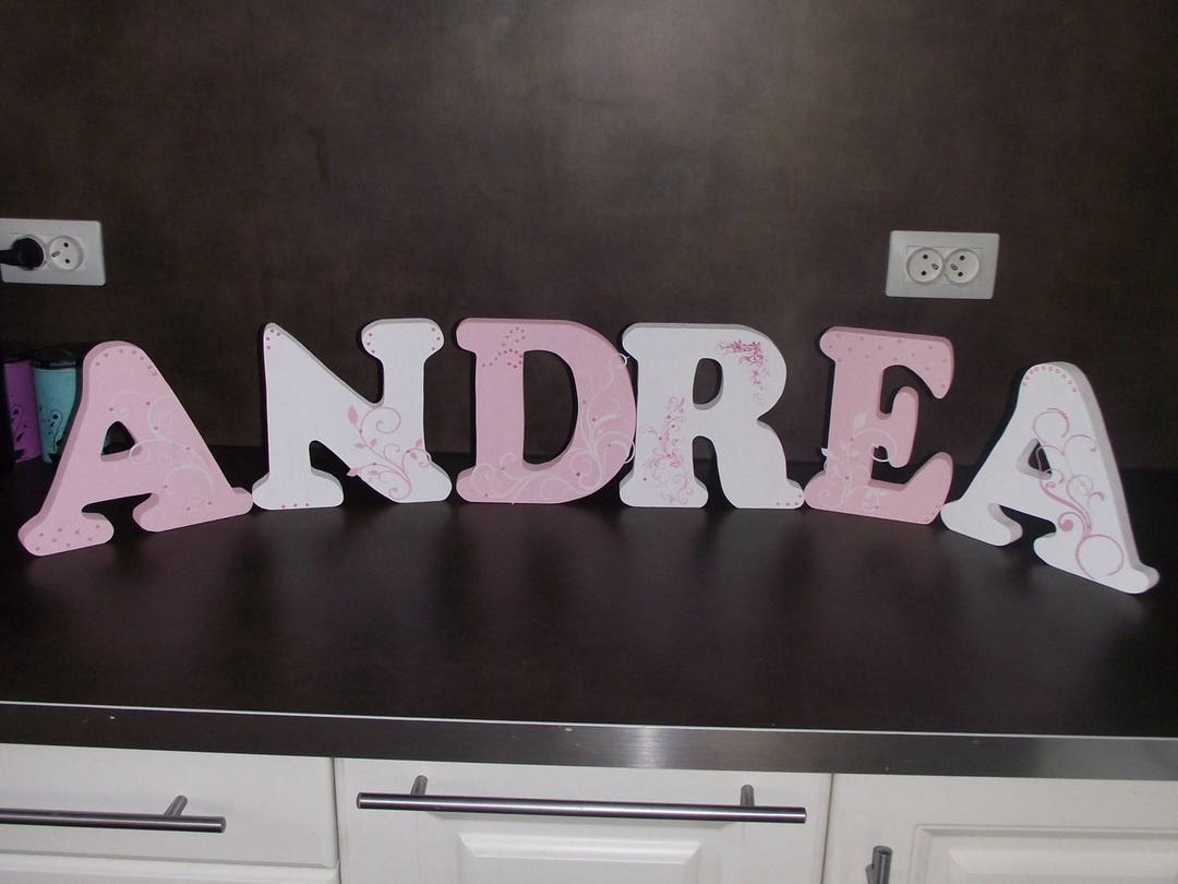 Wooden Letter, Wooden First Name, Letter to Put Down, Baby Letter ...