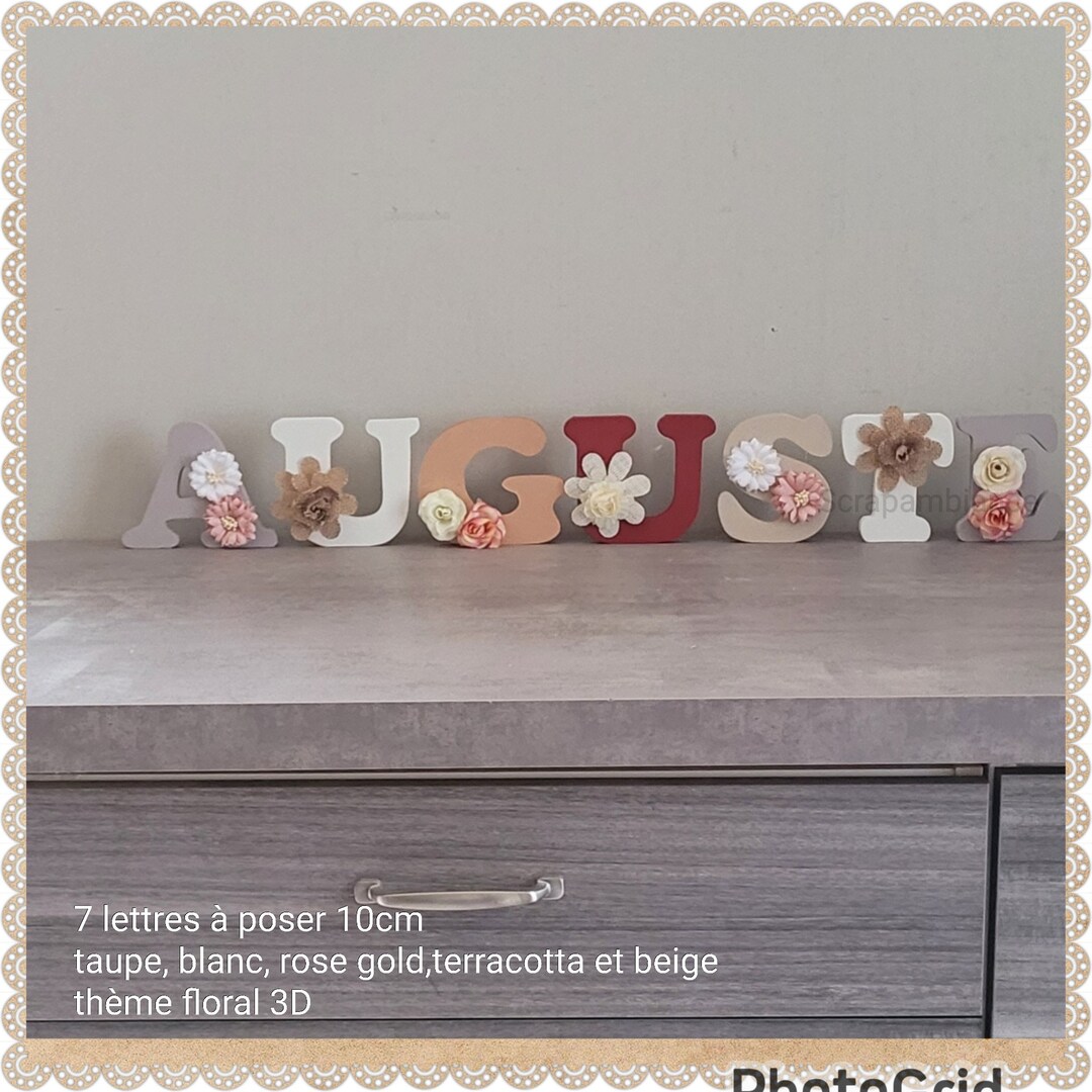 Wooden Letter, Wooden First Name, Letter to Put Down, Baby Letter ...