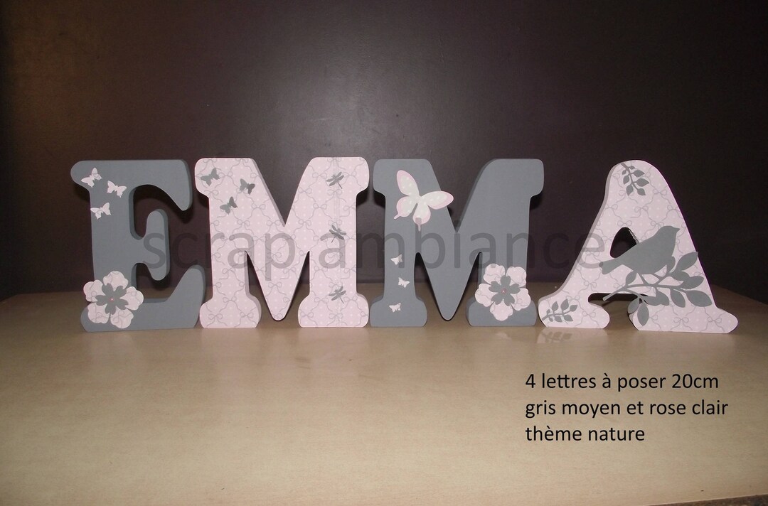 Wooden Letter, Wooden First Name, Letter to Put Down, Baby Letter ...