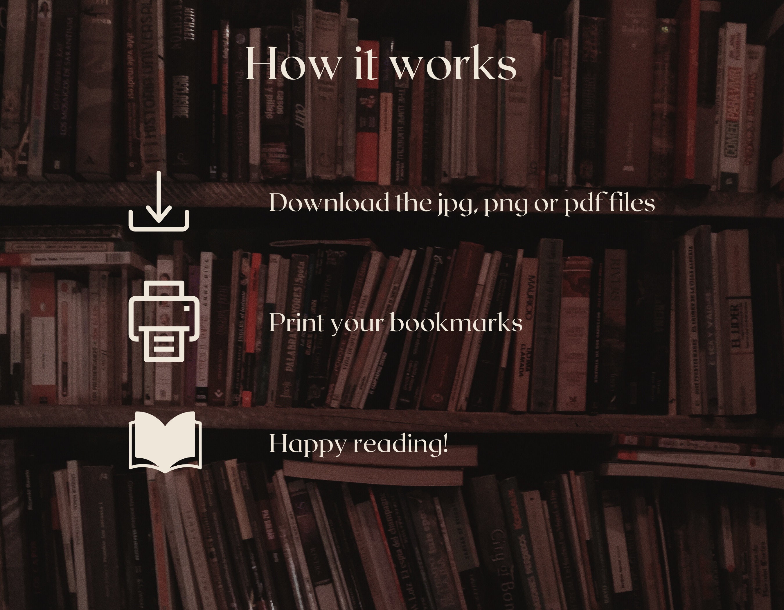 Printable Reading List Bookmarks: Book Review, Reading Challenge (PDF ...