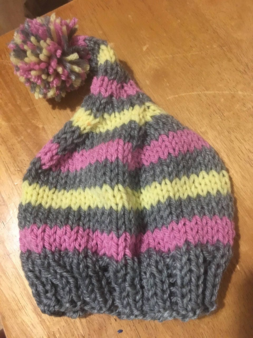 Hand Knit Infant or Children's Stocking Hat - Etsy Norway