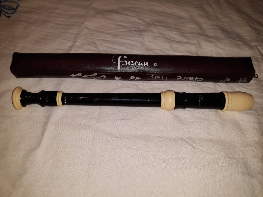Vintage German Flute Kids Flute Soprano Fuzeau G Gift for Him Gift for ...