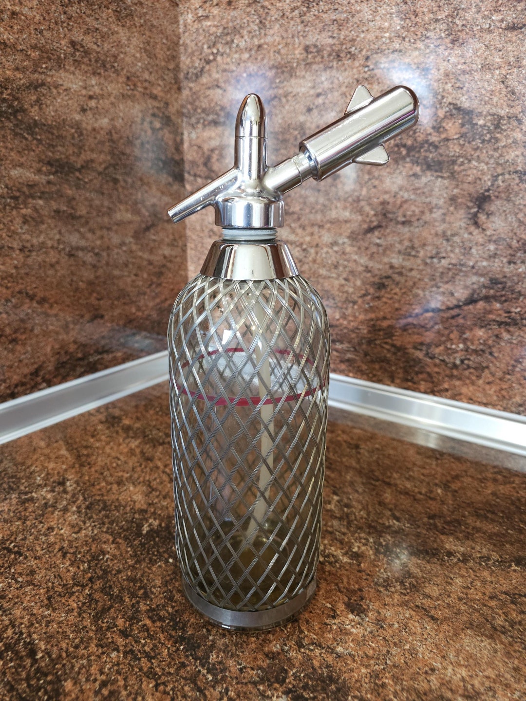 Vintage Soda Water Dispenser Soviet Soda Siphon Seltzer Bottle Soda ...