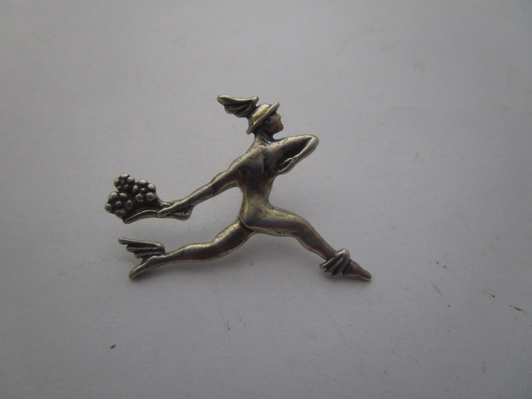 Vintage Sterling Silver Mercury God of Commerce Luck Travelers - Etsy