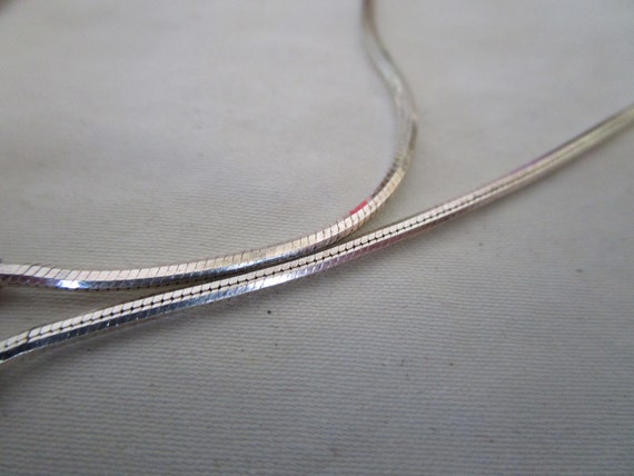 Vintage Pentagon Shaped Odd Link Chain Italian Neckla… - Gem