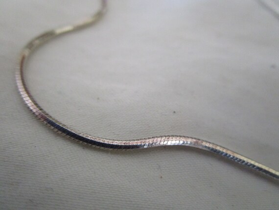 Vintage Pentagon Shaped Odd Link Chain Italian Neckla… - Gem