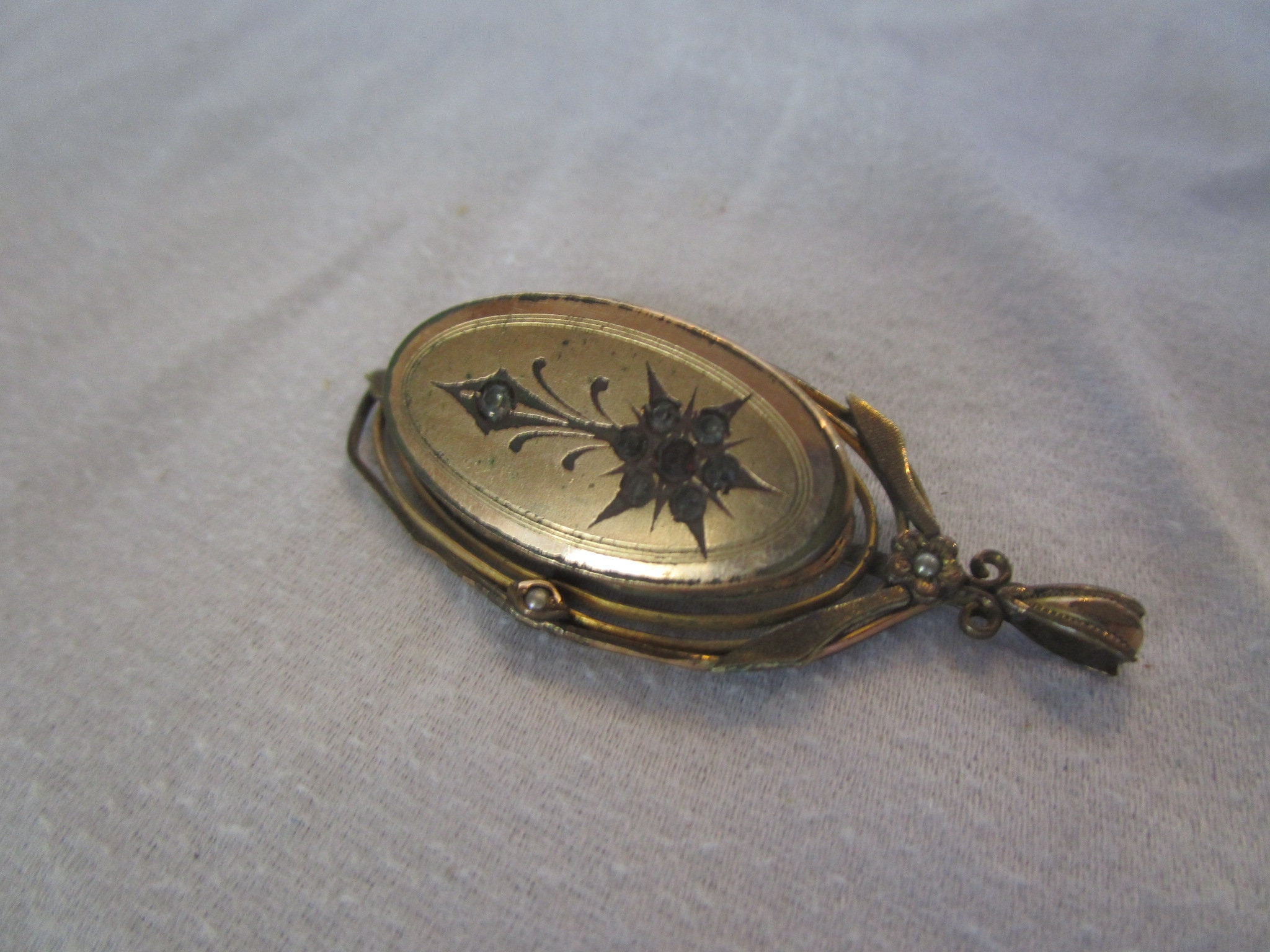 Incredible Antique Victorian Pearls & Jeweled Fancy Photo - Etsy